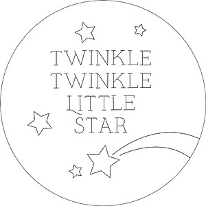 Nursery Embroidery Pattern Transfers (set of 10 hoop designs!)