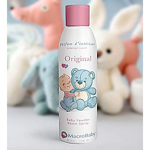 Air Freshener - MacroBaby, Baby Room Spray, Baby Powder Spray Scent, Air Freshener, | 6Oz | 198ml (Pack of 3)