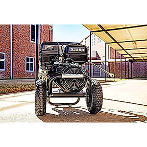 SIMPSON Cleaning PS60843 PowerShot 4400 PSI Gas Pressure Washer, 4.0 GPM, CRX 420cc Engine, Includes Spray Gun and Extension Wand, 5 QC Nozzle Tips, 3/8-inch x 50-foot Monster Hose