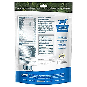 Daily Multi Vitamin Soft Chews for dogs, 120 soft chews