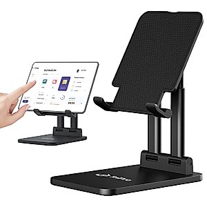 TriPro Tablet Stand -Portable Monitor Stand,4.72" Wide, Adjustable & Foldable, Super Sturdy, Holder for Desk Compatible with iPad/Tablets/Monitor 7"-15.6" and Surface Pro