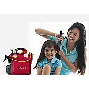 Liphontcta Organizer Bag for Hair Care and Bathroom Accessories | Holder Tool and Storage Caddy for Dorms, Hair Salon and Accessories