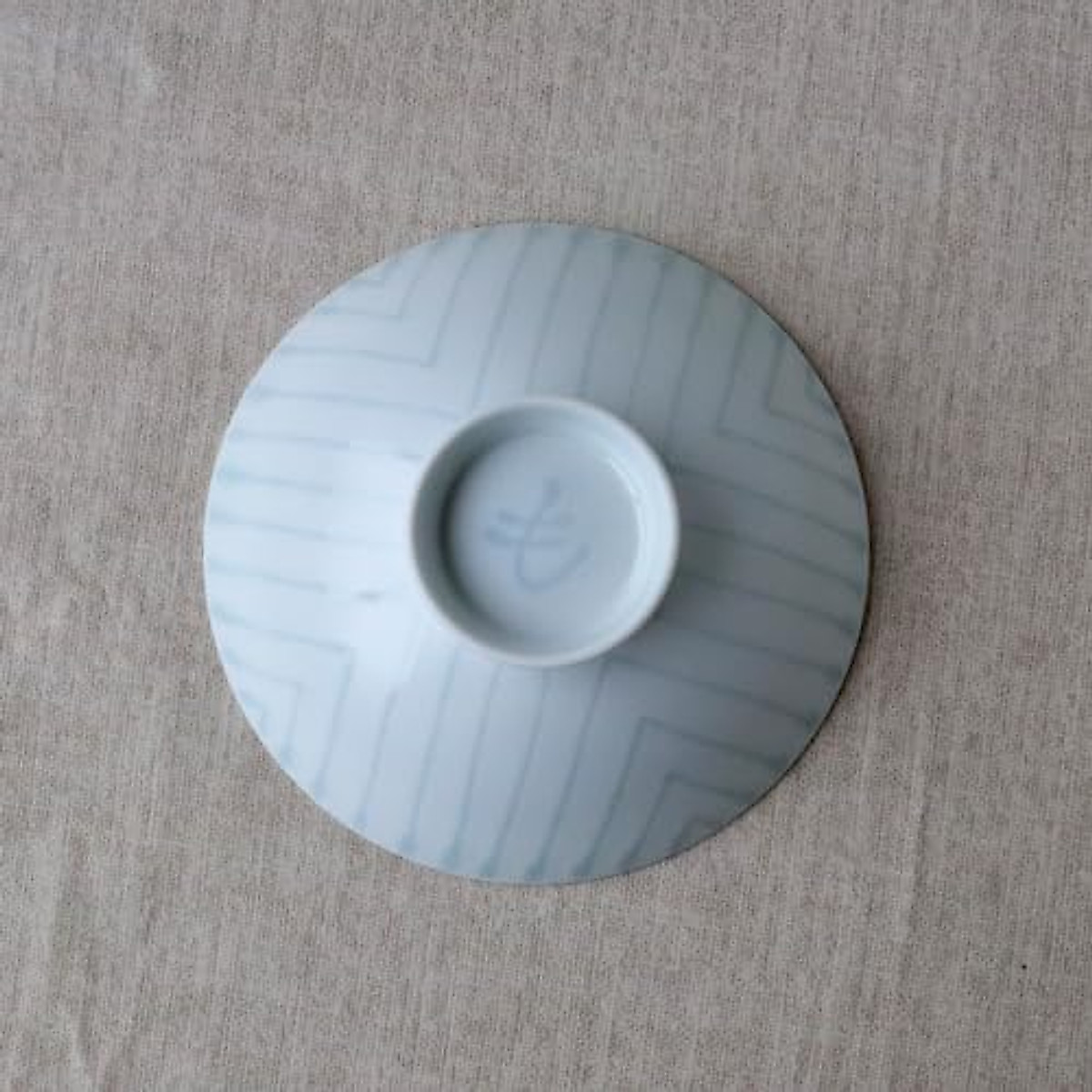 Hakusan Pottery S-20 Flat Tea Wan, White, Approx. φ5.9 x 2.1 inches (15 x 5.3 cm), Masahiro Mori Design, Hasami Ware Made in Japan