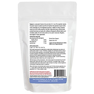 Down to Earth OMRI Organic Solution Grade Gypsum, 1 lb