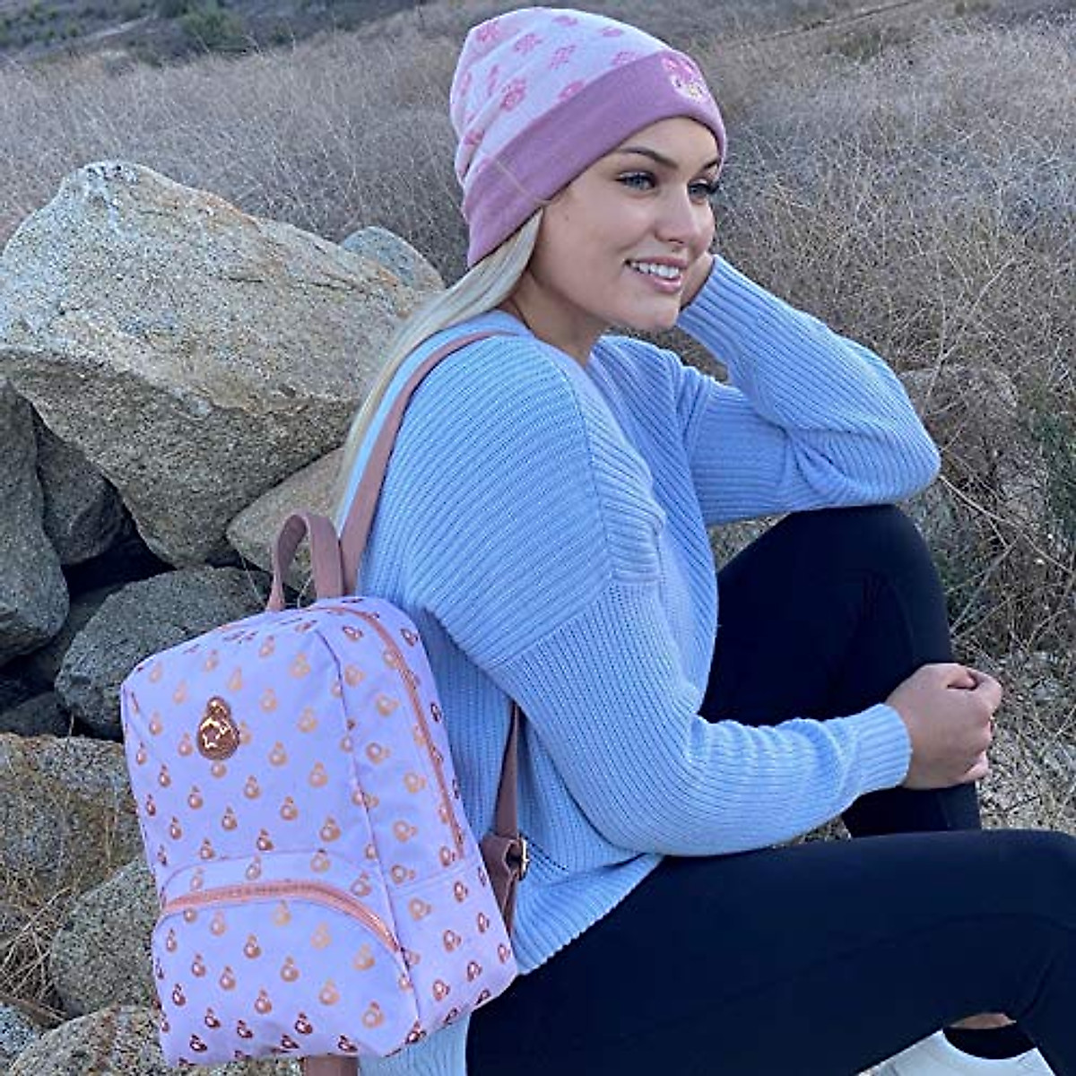 Controller Gear Authentic and Officially Licensed Animal Crossing: New Horizons - Celeste Floral Knit Beanie Foldover and Tom Nook Beanie [2 Pack] - Not Machine Specific