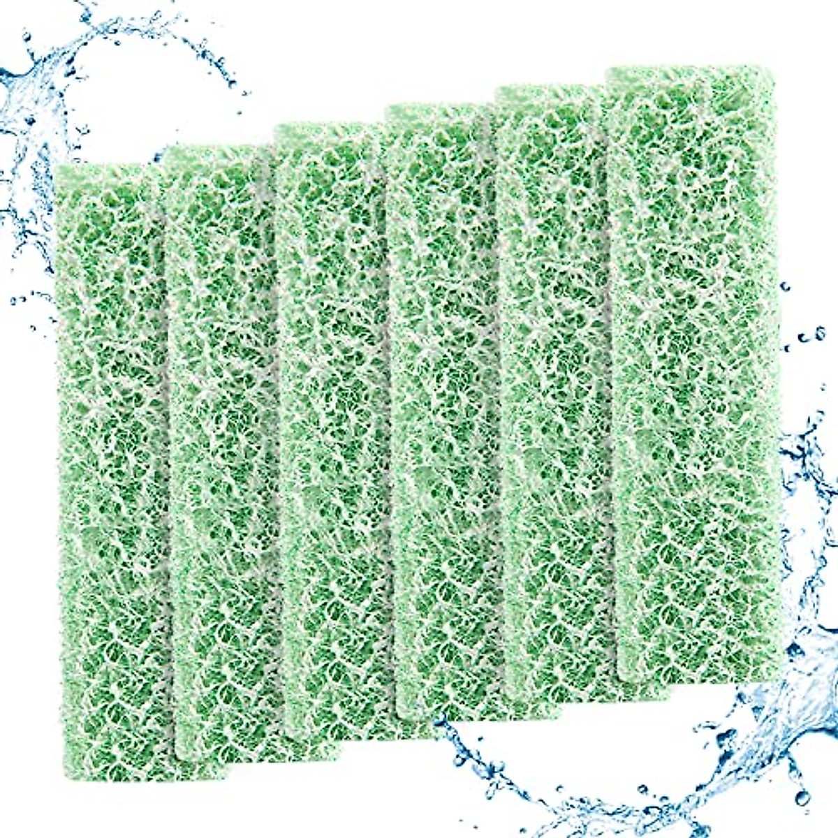 HiTauing 6 Count Phosphate Reducer Filter Pads for aqueon，Fish Tank Filter Pads for QuietFlow LED PRO Model 10