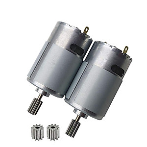 2 Pcs Universal 550 40000RPM Electric Motor RS550 12V Motor Accessories for Kids Electric Cars Children Ride On Toys Replacement Parts