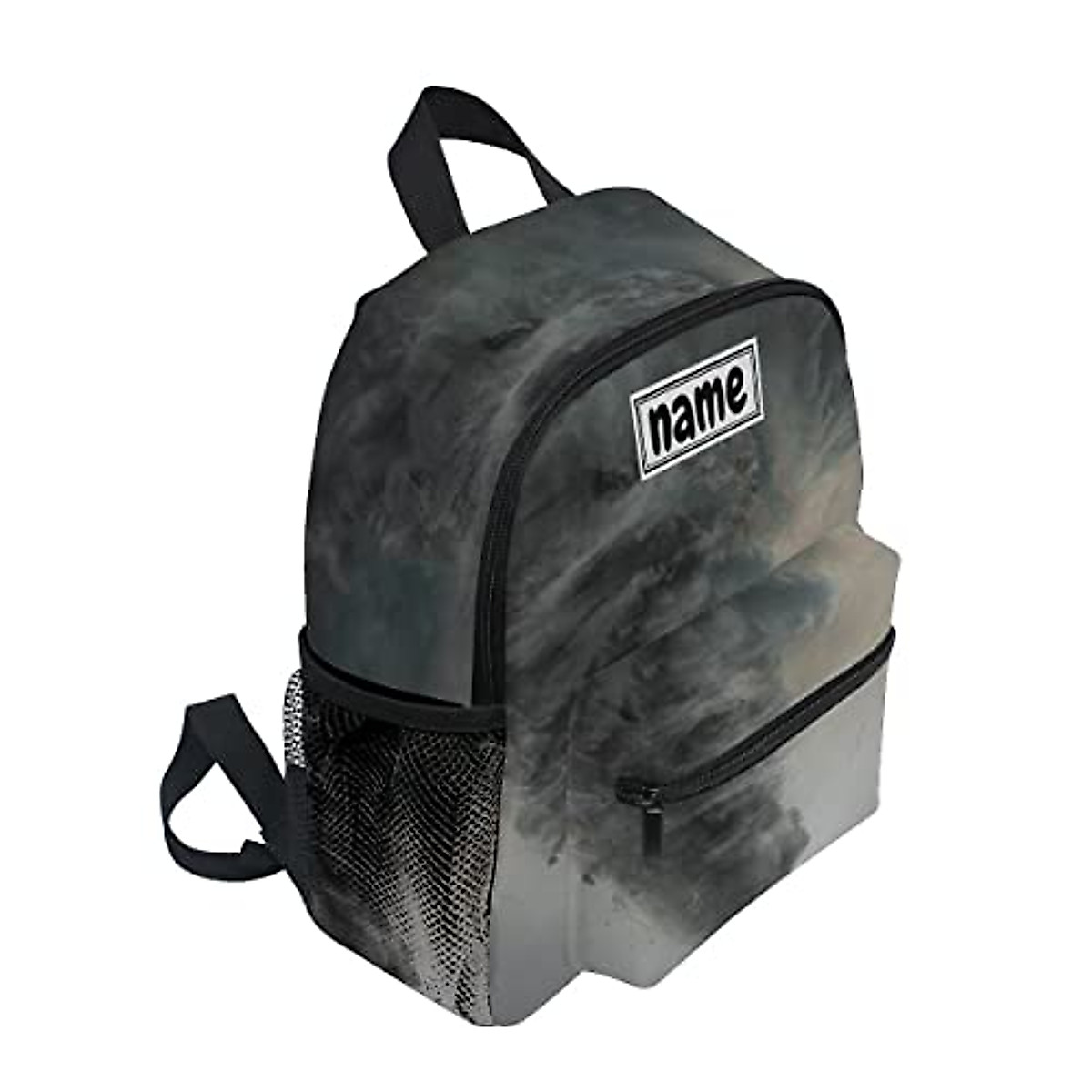 Glaphy Custom Kid's Name Backpack, 3D Tornado Toddler Backpack for Daycare Travel, Personalized Name Preschool Bookbags for Boys Girls