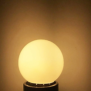 Taysing LED Night Light Bulb G14 1 Watt Low Wattage Globe Small 10W Equivalent E26 Medium Screw Base Bathroom Vanity Porch Outdoor String Light Bulbs 6 Pack 3000K