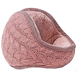 Niction Ear Muffs Winter Women, Womens Winter Earmuffs Unisex Warm Knit Ear Warmers Foldable Ear Muff For Women