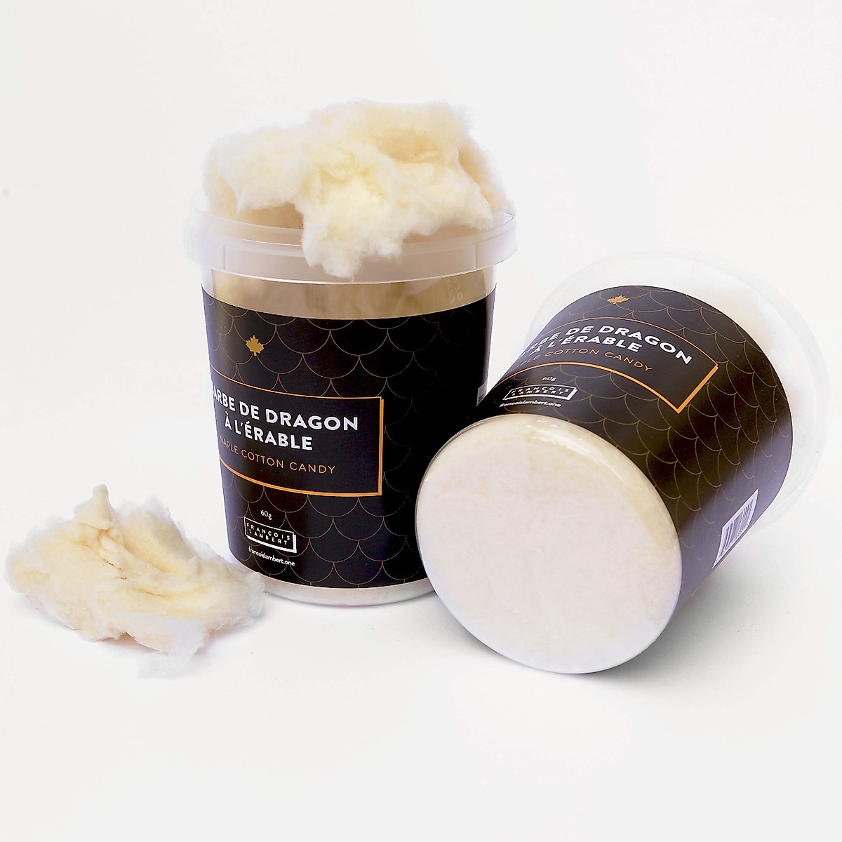 Maple Cotton Candy Made from 100% Pure Maple Syrup – Perfect Maple Treat for Parties and Dessert Decoration Single Unit