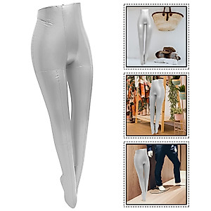 Mannequin Body Inflatable Female Half Body Legs Mannequins Model Women Pants Form Display Model Mannequin Torso Trousers Lower Body Clothing Window Display for Shows