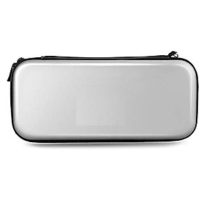 Carrying Case Compatible with Nintendo Switch - Protective Hard Portable Travel Carry Case Shell Pouch for Console & Accessories - Silver