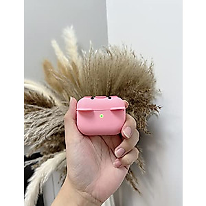 Cute Case Design for Apple AirPods Pro Anime Animal Cool Kawaii Cover Silicone Shell Anti-Fall Cases for AirPods Pro 2019 with The Carabiner for Men Women (Airpods Pro, Cute Piggy)