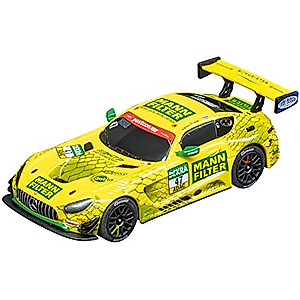 Carrera 64169 Mercedes-AMG GT3 Mann-Filter Team HTP No. 47 1:43 Scale Analog Slot Car Racing Vehicle GO!!! Slot Car Race Tracks
