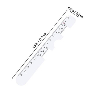 Healvian PD Ruler Pupillary Distance Ruler Eye Ophthalmic Tool Straight PD Ruler Optical Vernier Pupillary Ruler 30 Pcs