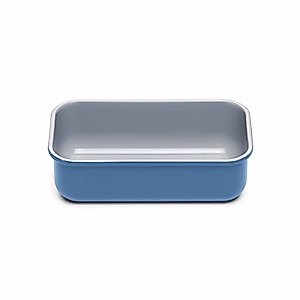 Caraway Non-Stick Ceramic 1 lb Loaf Pan - Naturally Slick Ceramic Coating - Non-Toxic, PTFE & PFOA Free - Perfect for Pound Cakes, Breads, & More - Slate