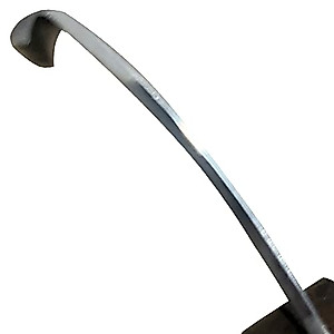 LeCzar Farrier Tool - Japanese Stainless Steel Double Edge Sharp Hoof Knife - Smooth Wooden Handle Made of Premium Materials for Right Hand