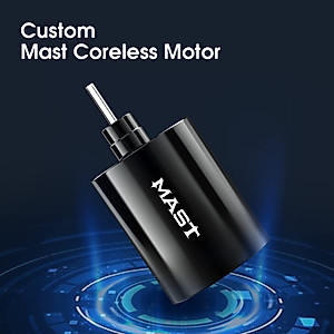 Mast Archer Cordless Tattoo Pen Machine, Rotary Tattoo Gun with Powerful Motor by Mcore, 2,000mAh Battery by Mastlabs for Run Long Time 3.5mm Stroke Black