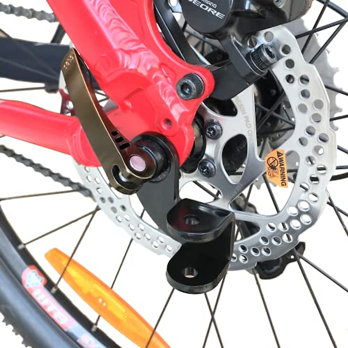 ODIER Steel Hitch for Burley Bike Trailer for Kids 12.2 MM Compatible with Burley Bee Bike Trailer and Old Models Work with Disc Brake