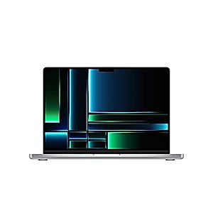 Apple 2023 MacBook Pro Laptop M2 Pro chip with 12‑core CPU and 19‑core GPU: 14.2-inch Liquid Retina XDR Display, 16GB Unified Memory, 1TB SSD Storage. Works with iPhone/iPad; Silver