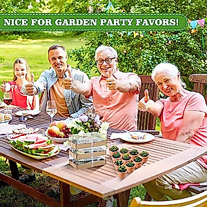 36 Pcs Succulent Candles Decorative Cactus Tealight Candle Tea Lights Handmade Baby Shower Candle Decorations Plant Candle with Mini Terracotta Clay Candle Holders for Wedding Home Party Decor