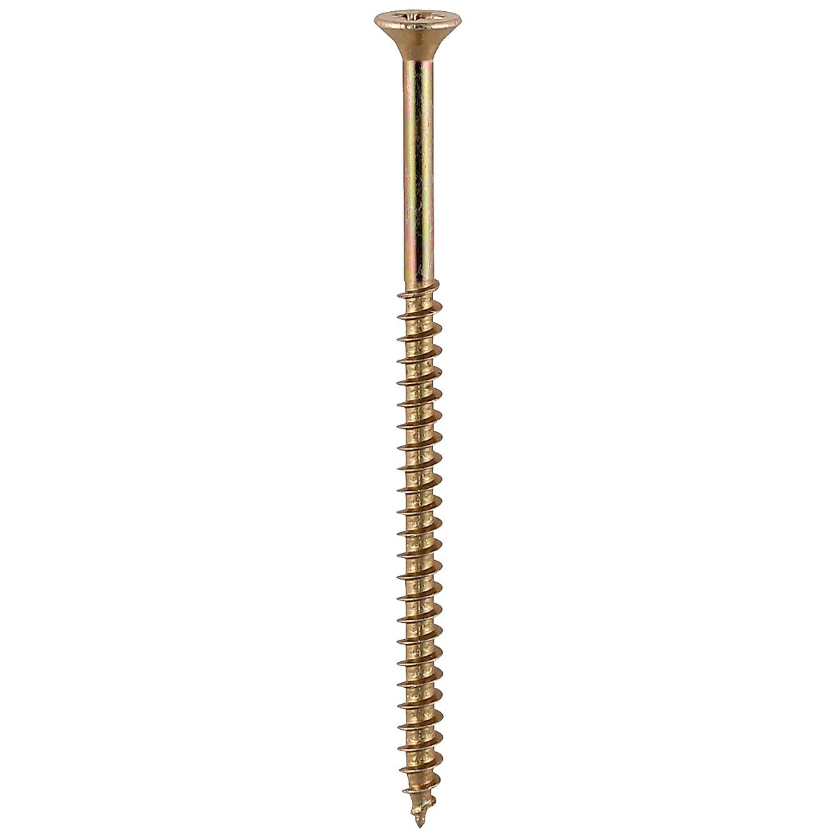 TIMCO Solo Chipboard & Woodscrews - PZ - Double Countersunk - Gold - 6.0 x 120 - Box of 100