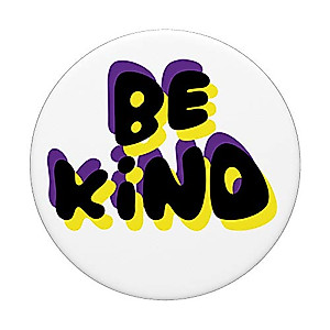 Awayk Be Kind Pop Phone Grip for Smartphones & Tablets PopSockets Grip and Stand for Phones and Tablets