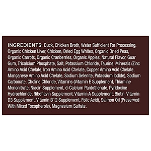 Castor & Pollux Pristine Grain Free Cage-Free Duck Recipe Morsels in Gravy Cat Food Pouches, 3 Oz (Pack of 24)