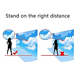 GYA 7x5ft Blue Sky White Clouds Photo Background Sunshine Sky Clouds Theme Photography Backdrop Photo Booth Wedding Party Decor Background Studio Props Vinyl