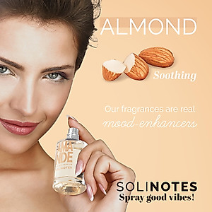 SOLINOTES Almond Perfume for Women - Eau De Parfum | Delicate Floral and Soothing Scent - Made in France - Vegan - 1.7 fl.oz