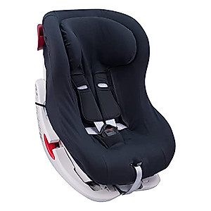 JYOKO Kids Cover Liner Universal Made Cotton for car seat with Head Support Compatible with Britax, Chicco, Mico (Black Series)