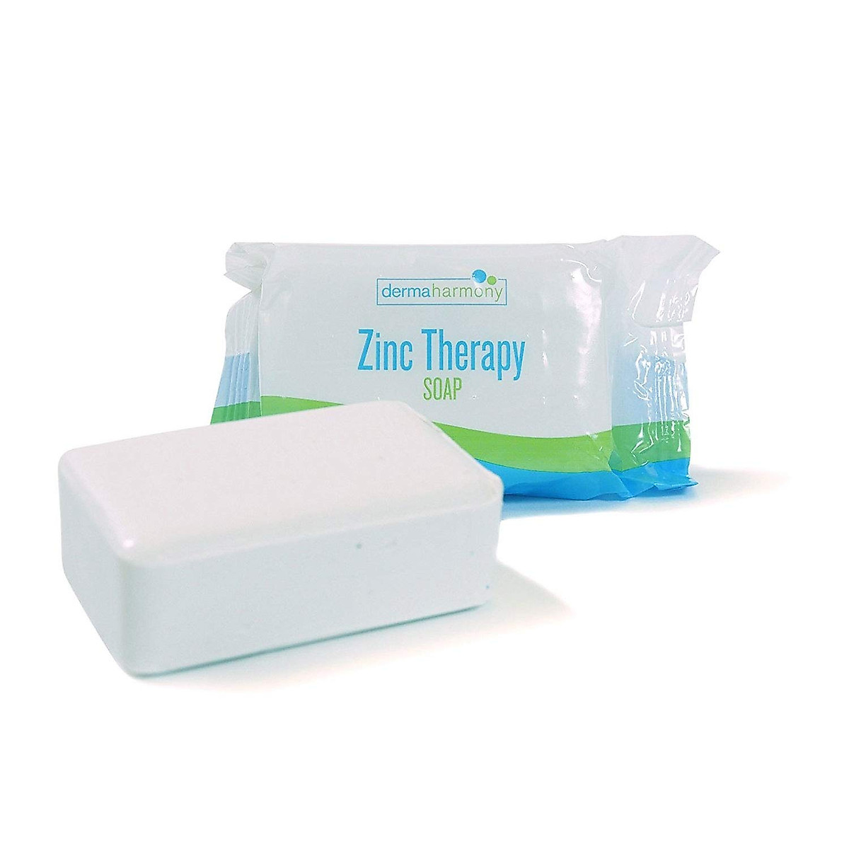 Dermaharmony 2% Pyrithione Zinc (ZnP) Bar Soap 4 oz - Crafted for Those with Skin Conditions - Seborrheic Dermatitis, Dandruff, Psoriasis, Eczema, etc.