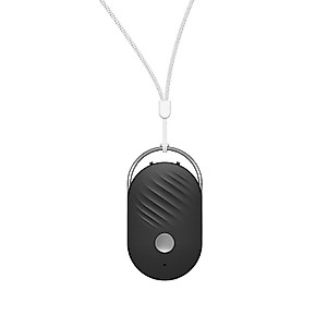 Necklace Purifier Rechargeable.,Necklace Purifier Rechargeable Silent Negative Ion Portable Mini Wearable Air Purifier for Car Bedroom (Black (dq503))