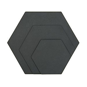 Epicurean Hexagon Display/Serving Board, 17-Inch by 14.5-Inch, Slate