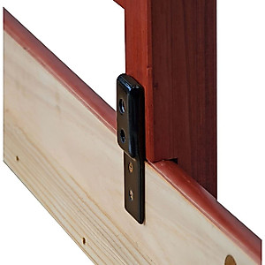 Wooden Safety Bed Side Guard Rail for Toddler, Kids and Children’s Beds (Cherry)