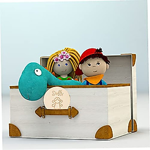 LIFKOME 16pcs Removable Labels Kids Baskets Wood Tags Kids Storage Organizer for Labels for Home Décor Wooden Round Circle for Home Decoration Wooden Round Circle Decoration Crafts