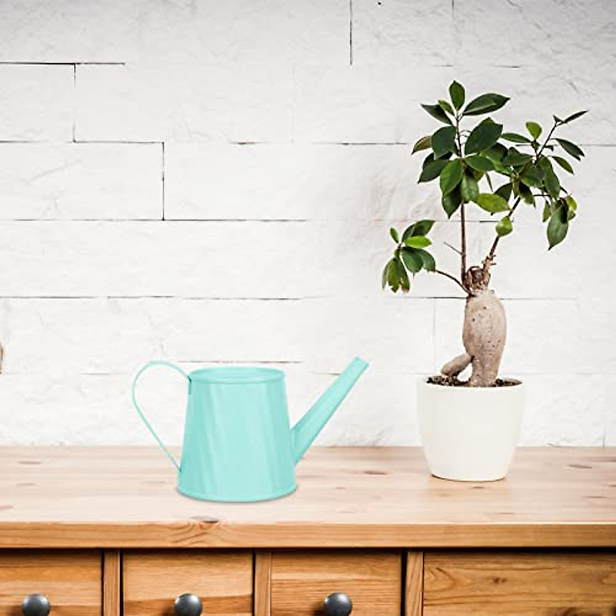 Happyyami Succulent Kettle Flowerpot Flowers Decoration Metal Pitcher Kids Mini Toys Flower Water Pot Mini Watering Can Small Watering Can Kettle for Watering Gardening Tool Kids Toy Plant