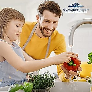 GLACIER FRESH Replacement Filter for Maximum Under Sink System, Compatible with 4US-MAXL-S01 System,2Packs