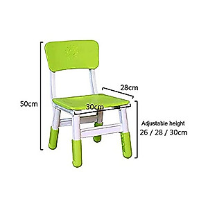 Walnut Children/Kids Study Table and Chair Set, Home/Kindergarten Adjustable Game Table, Dining Table, Childs Studying Painting Home School 1 Table 1 Chairs (Color : Blue)