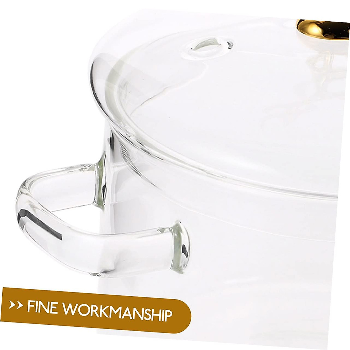 Soup Pot Glass Pot for Kitchen Cooking Pot Household Glass Pot for Cooking Home Stove Pot Stew Pot Noodle Pot Heat Resistant Glass Pot Home Glass Pot Kitchen Stockpot Kitchenware