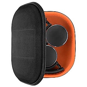 Geekria Shield Headphones Case Compatible with AKG AKG Y50BT, Y500, Y45BT, Y400, Y40, Q460, N60NC, K 490NC Case, Replacement Hard Shell Travel Carrying Bag with Cable Storage (Black)
