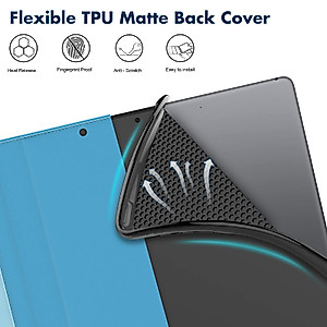 Dteck Case for iPad Air 10.5 (3rd Generation) 2019 /iPad Pro 2017 Case 10.5" - Protective Magnetic Leather Case with [Pencil Holder/Adjustable Viewing Stand Angle] Cute Folio Cover (Starry Forest)