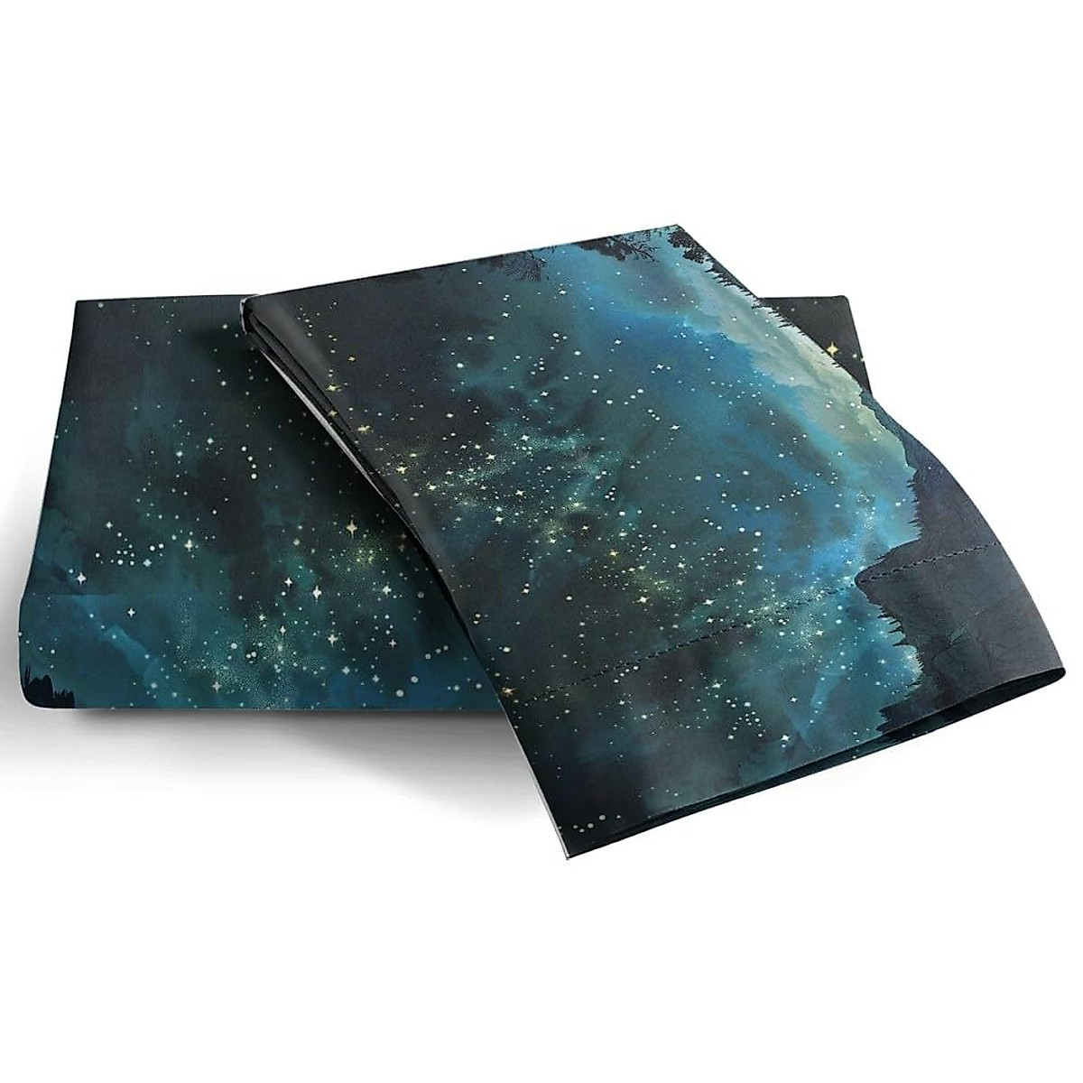 Aimery Starry Night Duvet Cover Set - Enchanting Starry Sky Design, Luxurious Microfiber Comforter for All Seasons with Captivating Celestial Patterns (King (104"x90"),04)