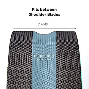Chirp Wheel Foam Roller - Targeted Back Foam Roller for Back Pain Relief, Deep Tissue Muscle Massage, Trigger Point Round Foam Roller - High Density Foam Roller for Physical Therapy & Exercise, 6 Inch