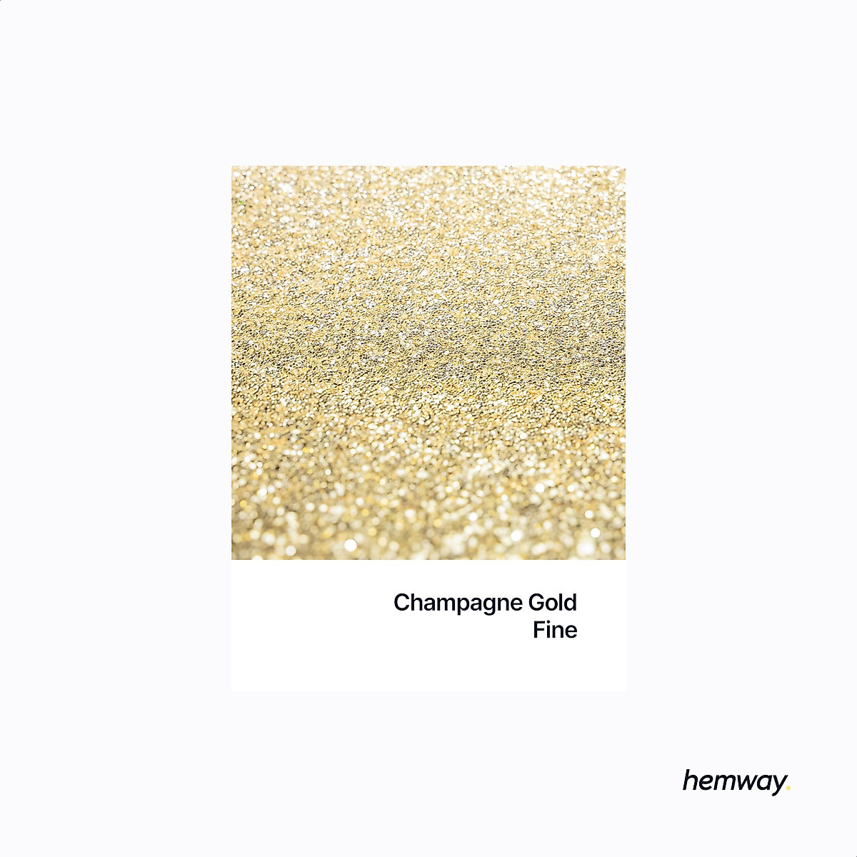 Hemway Glitter Grout Additive add Sparkle to Mosaic Tiles, Bathrooms, Wet Rooms, Kitchens, Tiled Based Rooms and Cement Based Grouts 100g / 3.5oz - Champagne Gold