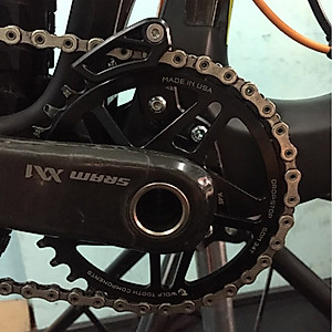 Chain Guide, 30-40T, CYSKY MTB Chain Guide Direct Mount Chainring Guard Perfect for Most Bicycle Road Bike Mountain Bike BMX Fixie (Alloy Aluminum, ISCG 03, Black)