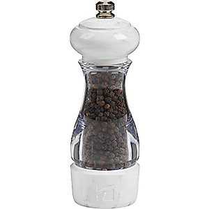 Trudeau 6" MAYA PEPPERMILL MARBLE Pepper Mill, 6"