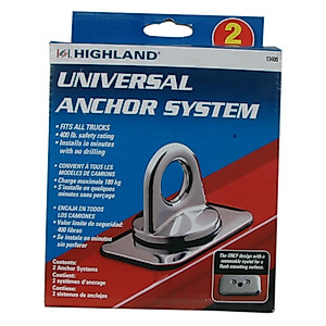 Highland (1340000) Chrome Universal Anchoring System - 2 piece