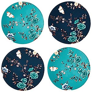 Lenox Sprig & Vine 4-Piece Tidbit Plate Set, 2.00 LB, Multi